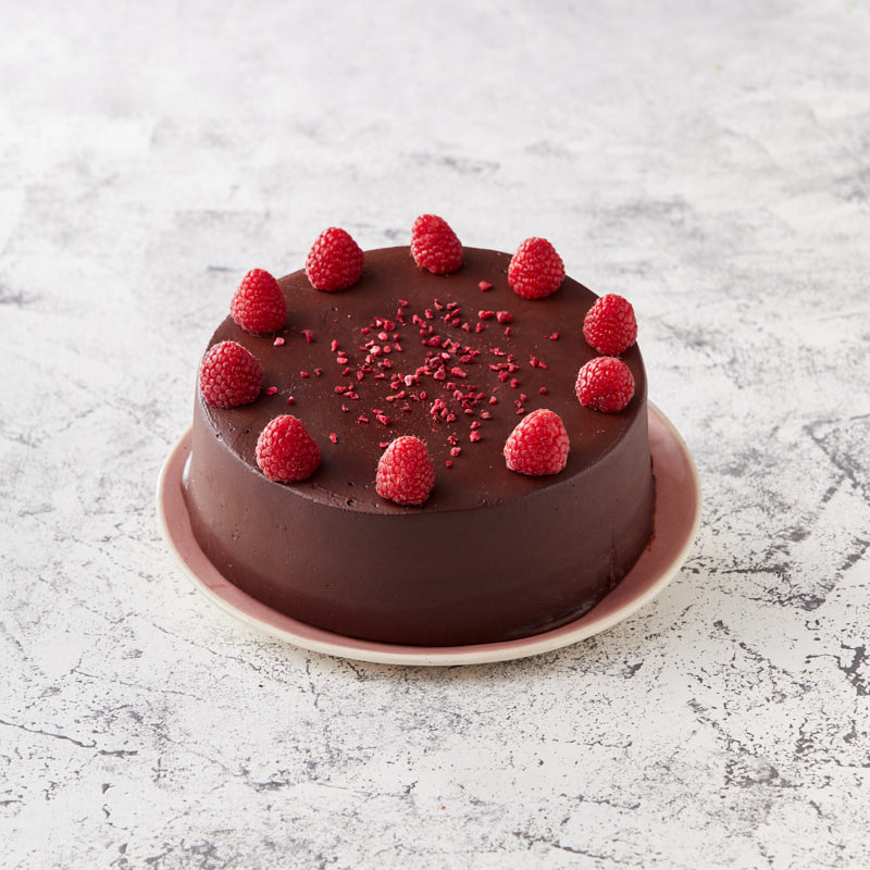 Vegan Chocolate Raspberry Velvet Cake & Konditor