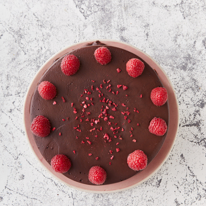 Vegan Chocolate Raspberry Velvet Cake & Konditor