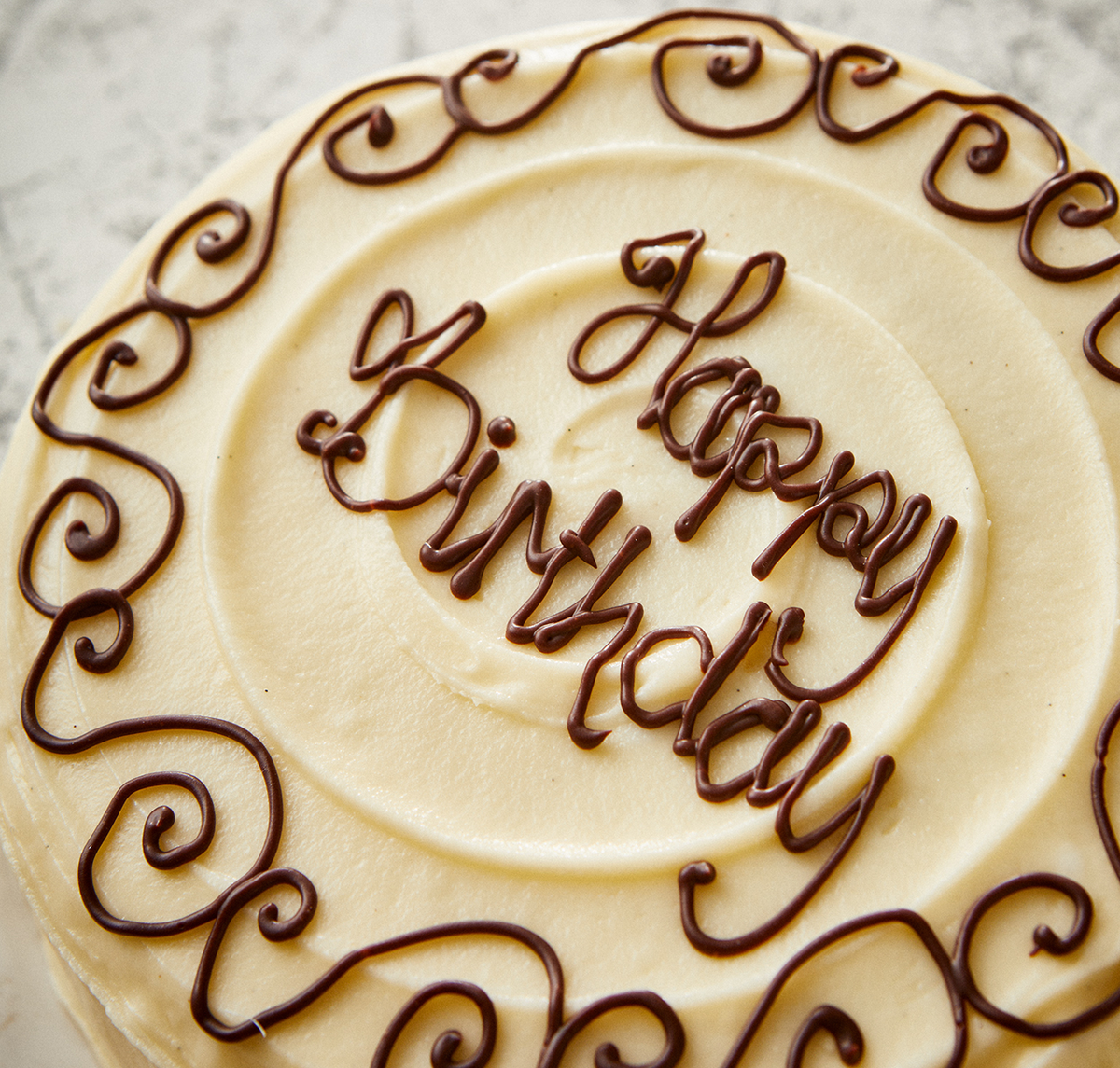 Personalised Curly Whirly Cake & Konditor