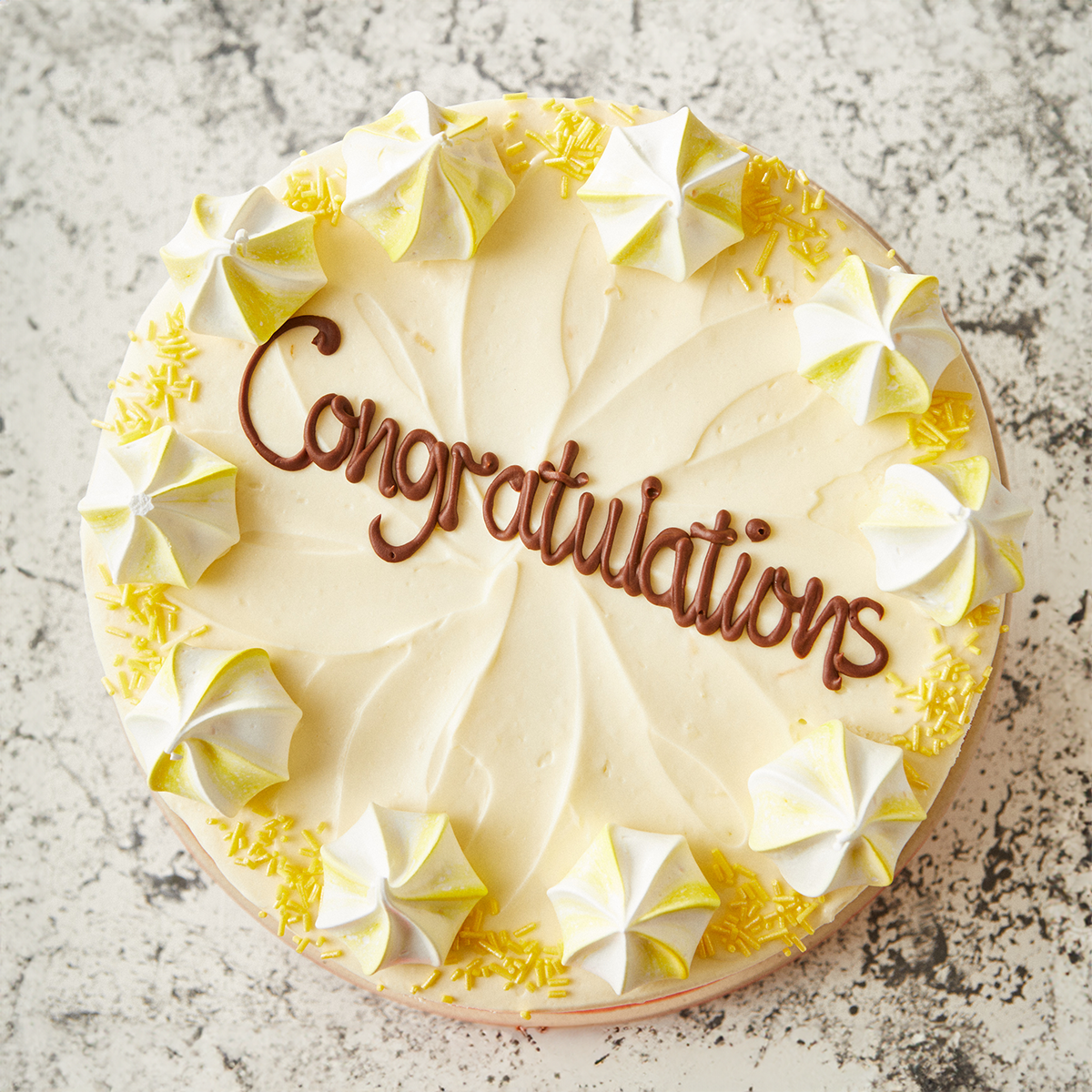 Personalised Lemon Chiffon Cake & Konditor