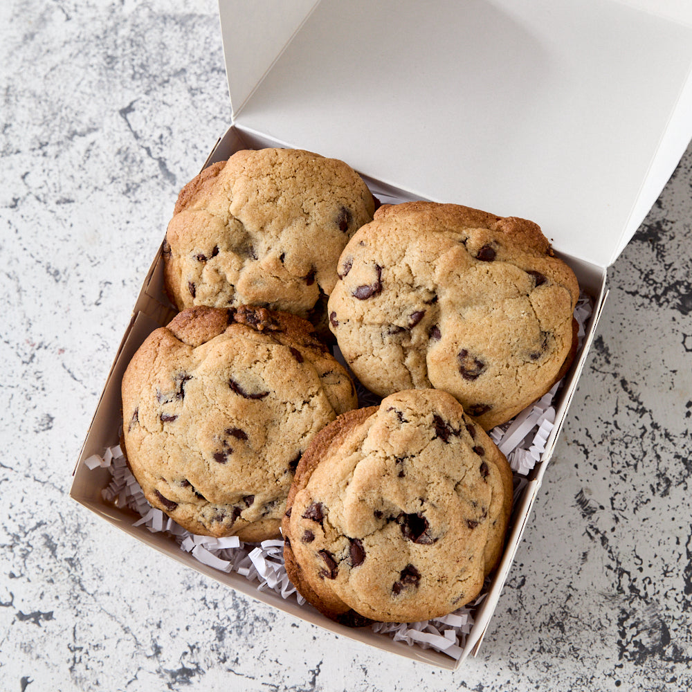 Chunky Chocolate Chip Cookies Box of 4 & Konditor