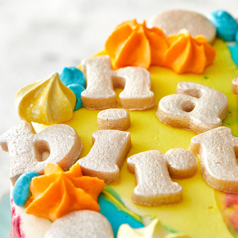 Colour Splash Happy Birthday Cake & Konditor