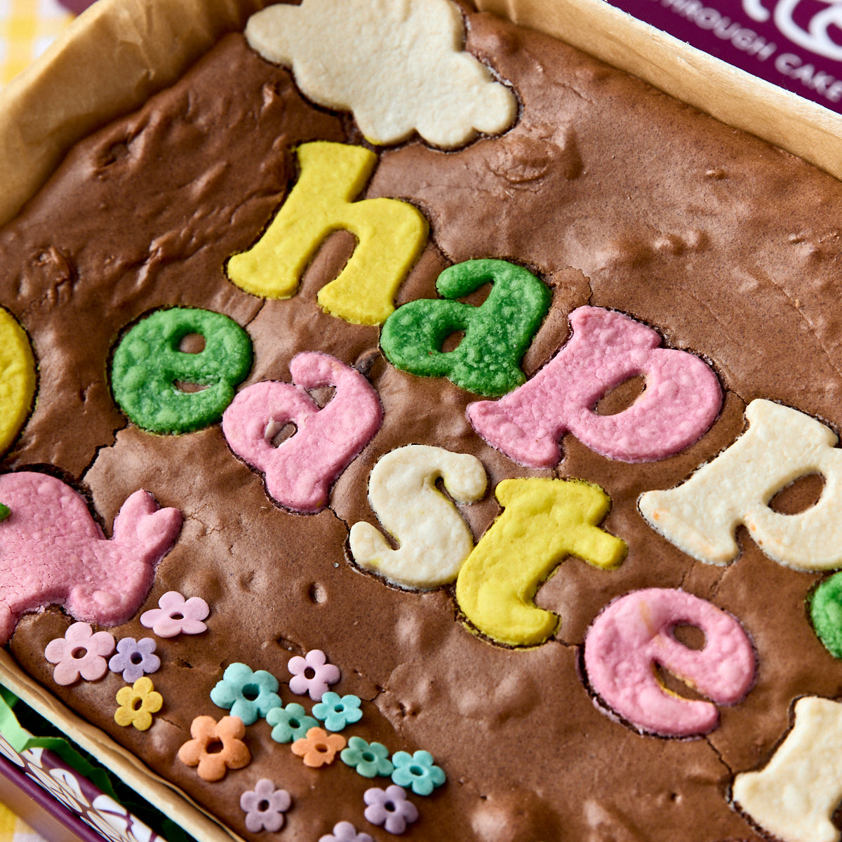 Happy Easter Brownie Slab & Konditor