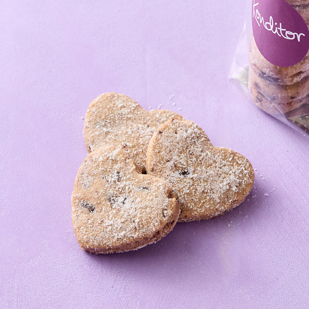 Chocolate Pecan Hearts & Konditor