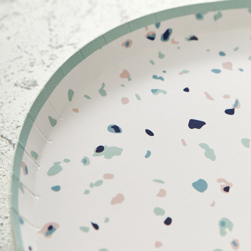 Terrazzo Print Paper Plates & Konditor